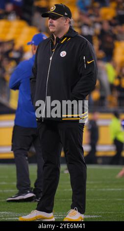 Pittsburgh, PA, USA. 28th Oct, 2018. Steelers #7 Ben Roethlisberger ...