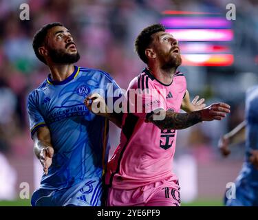 Inter Miami CF forward Lionel Messi (10) runs toward Nashville SC ...