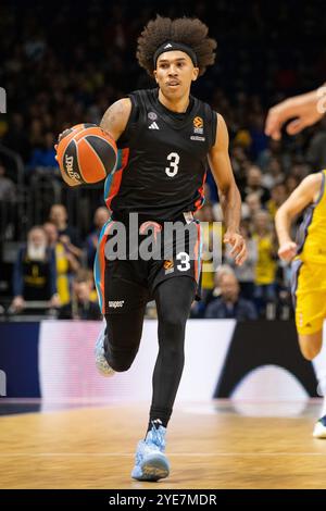 Tyson Ward of Paris Basketball during the French championship 2025 ...