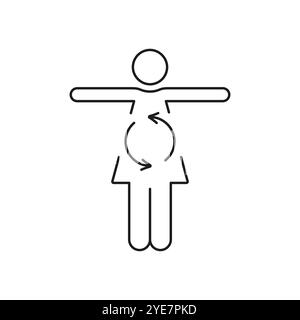 Human stomach representing digestive system organ illustration Stock ...