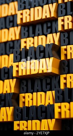 Online sale post template with black Friday special offer Stock Photo ...