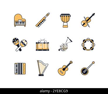 snare violin color icon vector illustration Stock Vector Image & Art ...