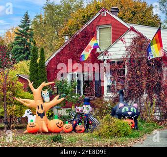 Halloween decorations 2024 Stock Photo - Alamy