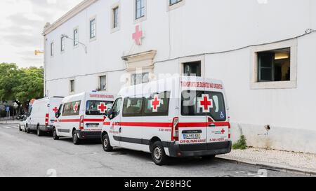 Faro, Portugal - October 18, 2024: Ambulance operated on the street of ...