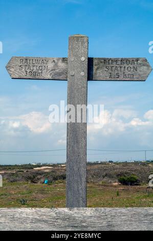 Dungeness Railway Signage Stock Photo - Alamy