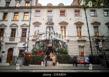 LONDON- OCTOBER 29, 2024: Annabel's on Berkeley Square in Mayfair, a ...