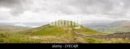 Lake Windermere from Wansfell Pike Stock Photo - Alamy