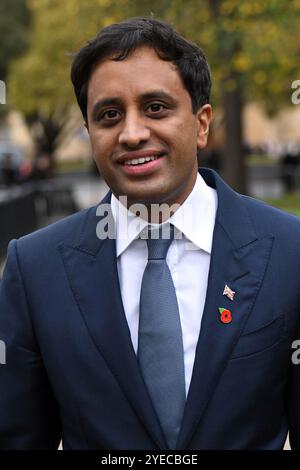 Reform UK party chairman Zia Yusuf arrives at BBC Broadcasting House in ...