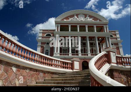 The Amazon Theatre an opera house located in Manaus, Brazil Stock Photo ...
