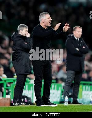 Dundee manager Tony Docherty during the William Hill Premiership match ...
