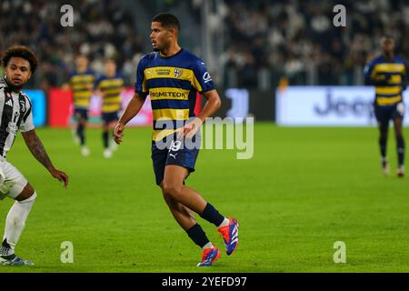 Simon Sohm of Parma Calcio in action during the Serie A match beetween ...