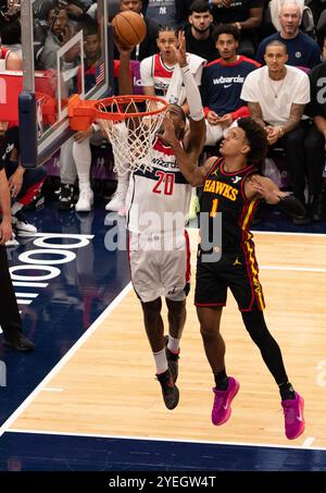 Atlanta Hawks forward Jalen Johnson (1) poses for a photo during the ...