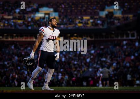 Chicago Bears running back Travis Homer (21) practices during Back ...