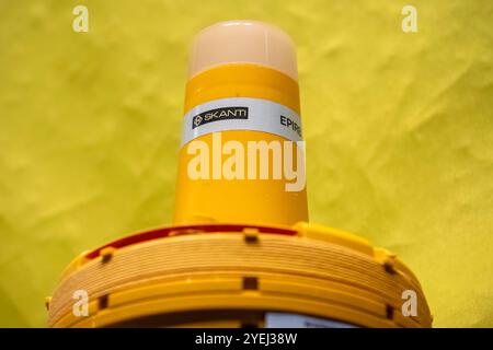 Close-up of an emergency position-indicating radio beacon (EPIRB ...
