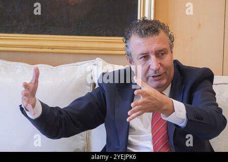 The President of the Provincial Council of Seville, Javier Fernandez ...