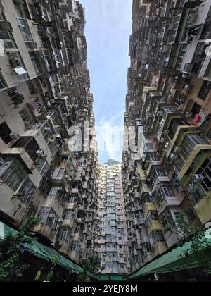 The Monster building ( Yick Fat building ) in Quarry Bay, Hong Kong ...