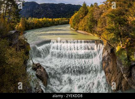 The famous Lech Waterfalls in Füssen, Germany Stock Photo - Alamy