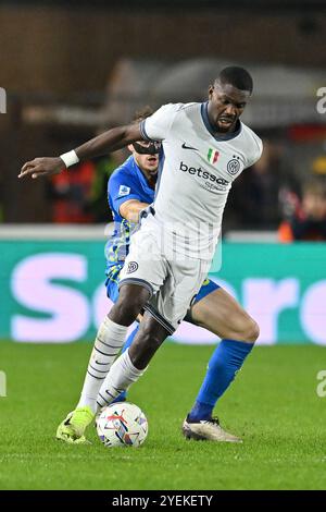 Marcus Thuram of FC Internazionale in action during the Serie A ...