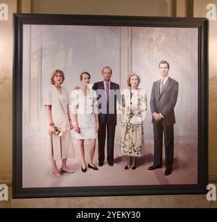 King Juan Carlos and Infanta Elena at the port, July 13, 2025, in ...