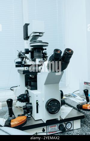 Modern multifunctional medical microscope, experiments on modern ...