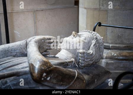 FRANCE Normandy Rouen Cathedral, tomb Richard Lionheart, Richard II ...