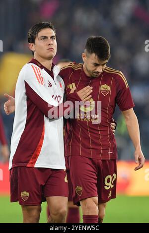 Olimpico Stadium, Rome, Italy - Stephan El Shaarawy of AS Roma runs with the ball during Uefa ...