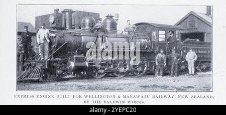 A steam engine on the American railway rounding a curve Stock Photo - Alamy