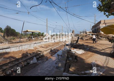 The aftermath of hurricane Dana in Valencia, Spain - Devastating ...
