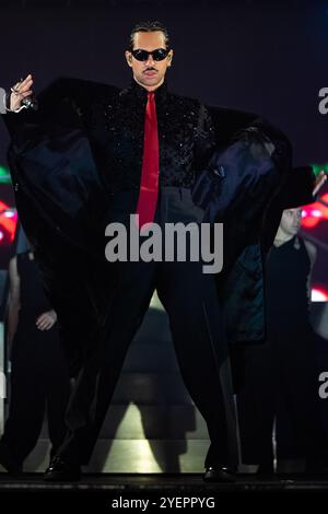 Mahmood (Alessandro Mahmoud) performs live in concert at Atlantico in ...