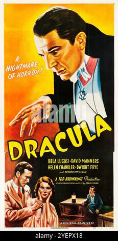 Dracula 1931 Bela Lugosi poster Stock Photo - Alamy