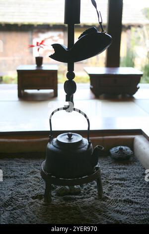 Irori (sunken hearth Stock Photo - Alamy
