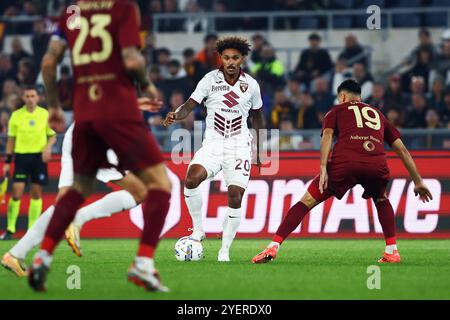 Valentino Lazaro (Torino FC) during the Italian Cup, Coppa Italia ...