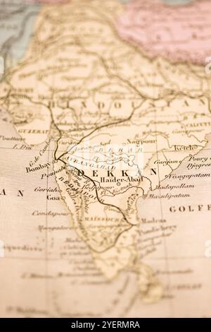 Old Bombay Map Stock Photo - Alamy