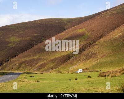 The Mennock Pass below Wanlockhead in the Southern UIplands, Scotland ...