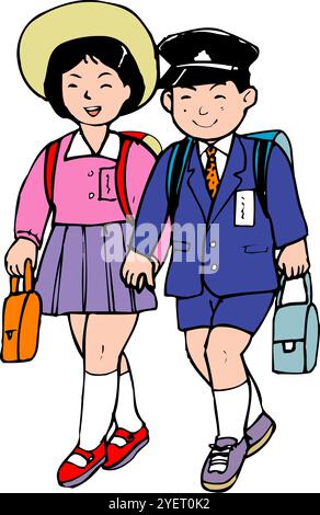 First-year students enrolling in the first grade Stock Photo - Alamy