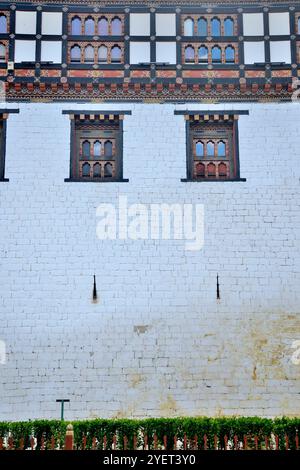 Partial view of the King's Palace also known as Dechencholing Palace ...