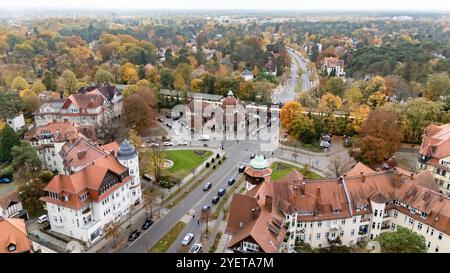 Drohnenansicht vom Mexikoplatz in Berlin Zehlendorf am 5. Januar 2026 ...