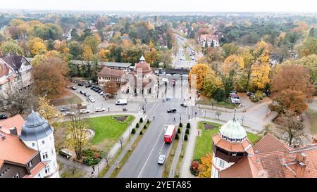 Drohnenansicht vom Mexikoplatz in Berlin Zehlendorf am 5. Januar 2026 ...