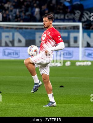 Andrea Carboni in action during Serie A match between AC Monza and ...