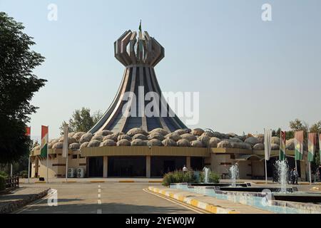 Halabja Memorial Monument in Iraqi Kurdistan Stock Photo - Alamy