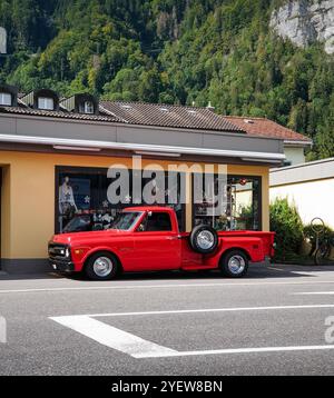 Old Chevrolet C10 pickup truck Stock Photo - Alamy