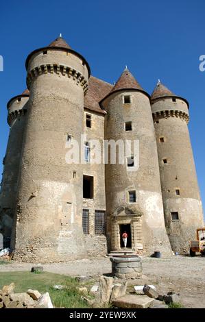 The Château de Sarzay a 14th-century castle Stock Photo - Alamy