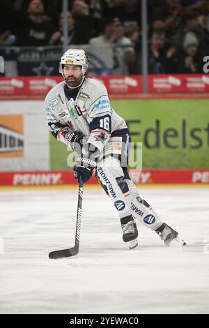 Hubert Labrie (Iserlohn Roosters, #16) checkt Daniel Neumann ...
