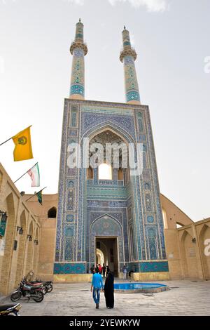 Iran. Yazd. Friday Mosque Stock Photo - Alamy