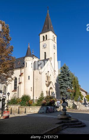 Central square in Tokaj town, Tokaj region, UNESCO site, Great Plain ...