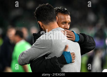 Nani, former Manchester United player speaks with Pep Guardiola manager ...