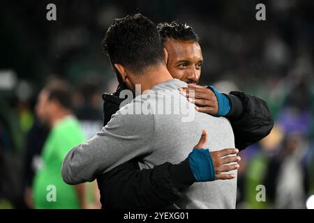 Nani, former Manchester United player speaks with Pep Guardiola manager ...