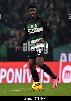 Ousmane Diomande during Liga Portugal game between teams of Sporting CP ...