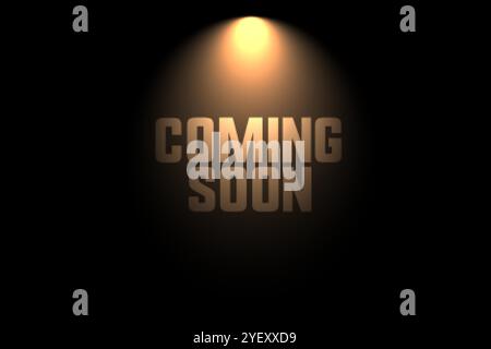 coming soon background with focus spot light Stock Vector Image & Art ...