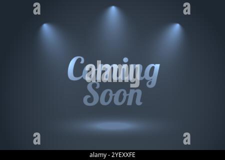 coming soon background with focus spot light Stock Vector Image & Art - Alamy